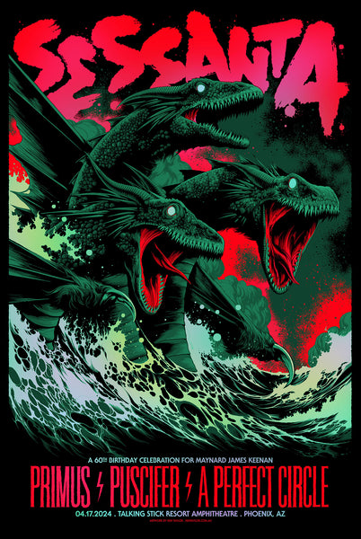 Sessanta (Foil Variant) Poster by Ken Taylor – Postersandtoys.com